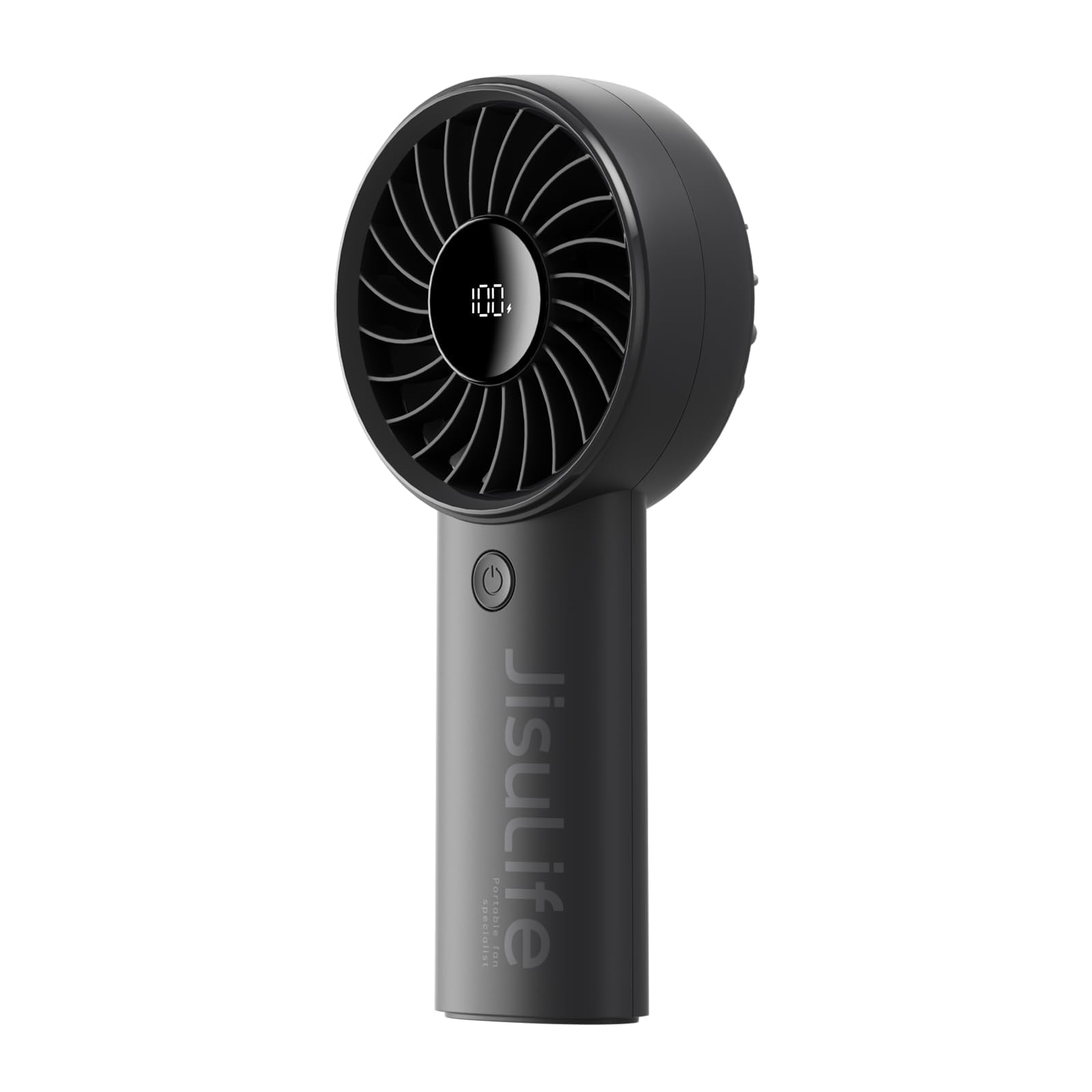 JISULIFE Handheld Fan Life4 with Powerful Motor,LED Display,5000mAh ...