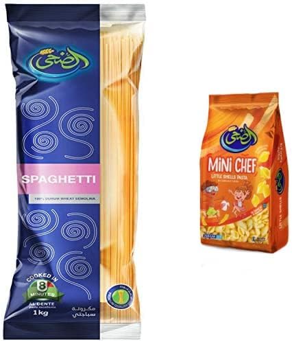 سعر AL DOHA PASTA SPAGHETTI 1000G & Free AL Doha Pasta Little Shells ...