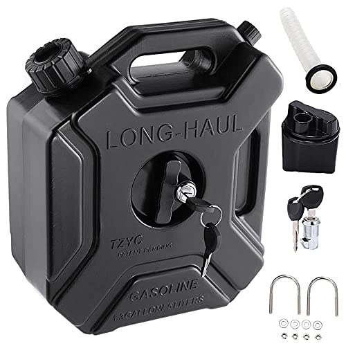 KKSLSO Gallon Fuel Container 3l / 5l Tank, Movable Plastic Canister Gas ...
