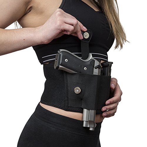 Belly Band Holster for Concealed Carry by IDELIFE - Adjustable 45 ...