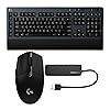 Logitech G613 Lightspeed Wireless Mechanical Gaming Keyboard Bundle ...