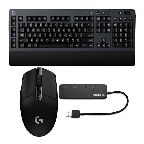 Logitech G613 Lightspeed Wireless Mechanical Gaming Keyboard Bundle ...