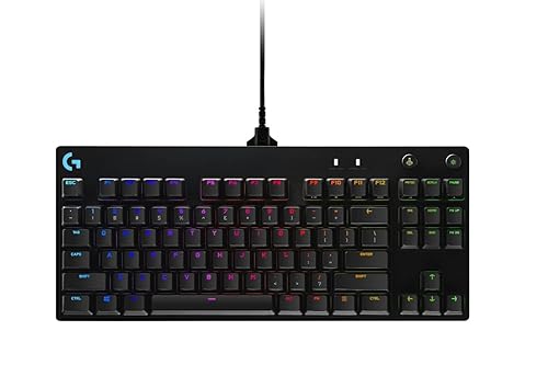 Logitech G Pro TKL Mechanical Wired Gaming Keyboard GX Blue Clicky ...