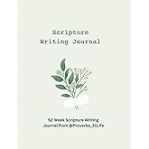 One Bible Verse a Day: A Scripture Writing Journal for a Year of Daily ...