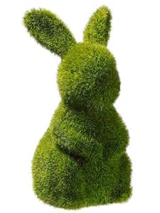 Amazon.com: Moss Covered Bunny Free Standing 7in High: Garden & Outdoor