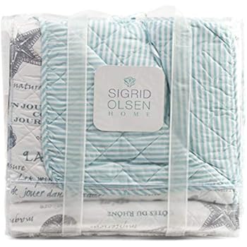 Amazon.com: Sigrid Olsen Home Twin Quilt Set - Exotic Bright Under The ...