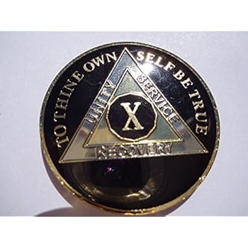 Amazon.com: 10 Year Bronze AA (Alcoholics Anonymous) - Sober / Sobriety ...