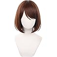 Amazon.com: Shqncoh Anime Shoko Ieiri Wig Brown Short Straight Party ...