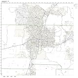 Amazon.com: ZIP Code Wall Map of Albuquerque, NM ZIP Code Map Laminated ...