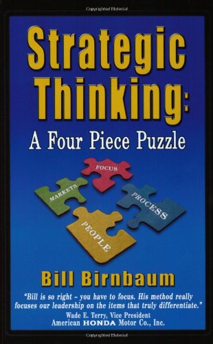 Amazon.com: Strategic Thinking: A Four Piece Puzzle: 9781932632132 ...