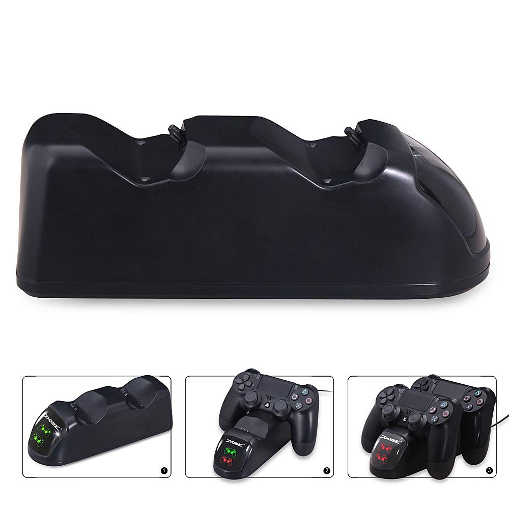 Goolsky Dual Controller Smart LED Fast Charging Dock DualShock ...