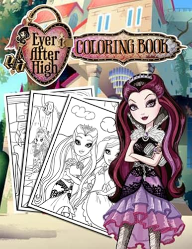 Ever After High Coloring Book: 55 One Sided Coloring Pages Featuring ...