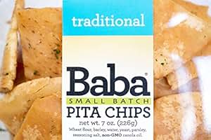 Amazon.com: Baba Small Batch Pita Chips - Zero Preservatives, Vegan, Non-GMO