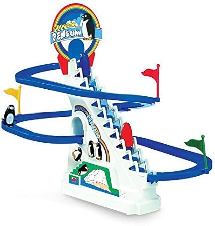 Penguin Slide Race Game Classic Jolly Racer Electronic Track With ...