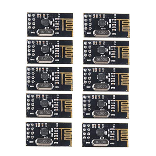 MakerFocus 10pcs NRF24L01+ 2.4GHz Wireless RF Transceiver Module ...