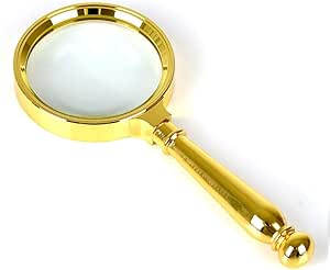 Amazon.com: LUSTAR Magnifying Glass Hand Held Classic Magnifier 30X ...
