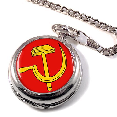 Buy Hammer and le Soviet Communist Full Hunter Pocket Watch by Family ...