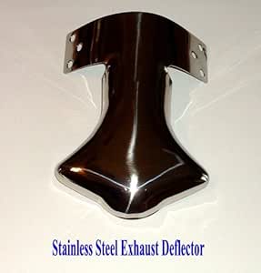 Amazon.com: Stainless Steel Exhaust Deflectors: Automotive