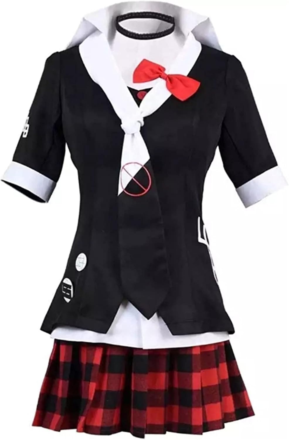 Double Villages Danganronpa Junko Enoshima Costume Polyester Uniform ...