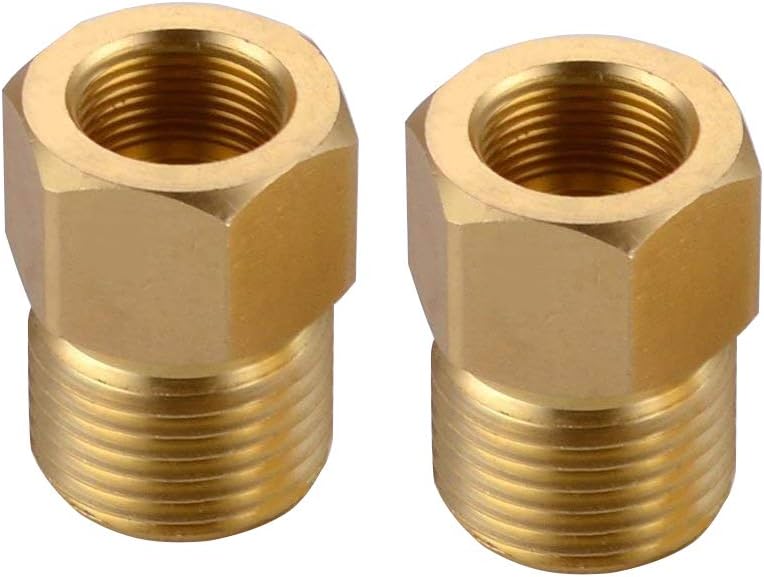 KES Faucet Supply Line Adapter 1 2 NPT Male To 3 8 Compression Female