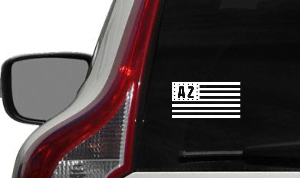 Amazon.com: Arizona AZ State Flag Star Car Vinyl Sticker Decal Bumper ...