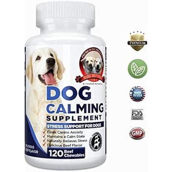 Amazon.com : Natural Dog Calming Formula Supplement Soothes Canine ...