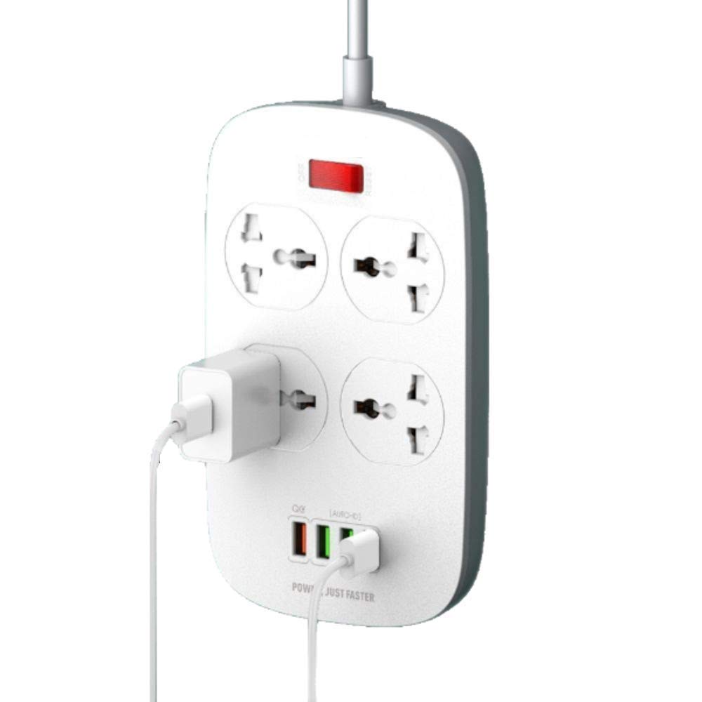 Buy MYVN 2500W Smart Extension Board with 4 Universal Socket and Surge ...