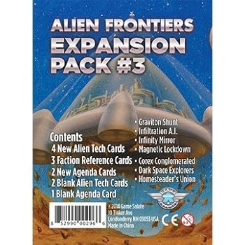 Amazon.com: Alien Frontiers: Faction Pack #2: Toys & Games