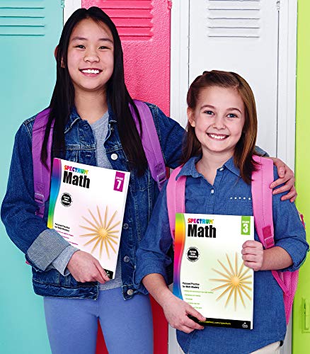 Spectrum 7th Grade Math Workbooks, Ages 12 to 13, 7th Grade Math ...