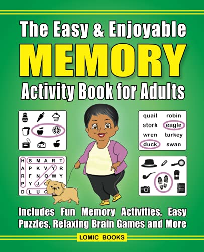 The Easy & Enjoyable Memory Activity Book For Adults: Filled with Fun ...