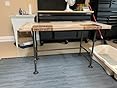 Amazon.com: Industrial Pipe Desk Leg Set by PIPE DECOR, Modern Home ...