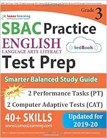 SBAC Test Prep: Grade 3 English Language Arts Literacy (ELA) Common ...