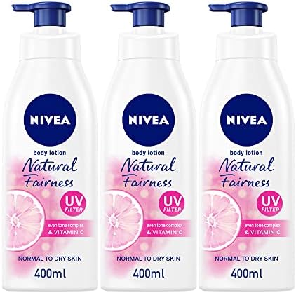 NIVEA Body Lotion Even Tone, Natural Fairness Complex & Vitamin C, All ...