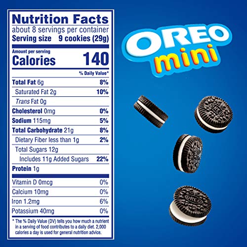 Mini Oreo Nutrition Label | Besto Blog