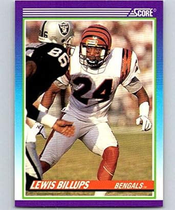 Amazon.com: 1990 Score #487 Lewis Billups Bengals NFL Football ...