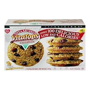 VITALICIOUS Vitatop Muffin, Cranbran, 8 Ounce (Pack of 12): Amazon.com ...