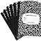 Wide Ruled Black Marble Composition Notebook, 100 Sheet, 24-Pack ...