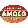 Amazon.com: Victory Vintage Signs Reproduction AMOCO Gas Sign 9X14 Oval ...