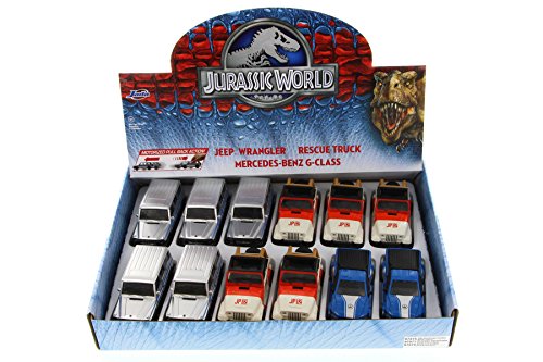 Jurassic World Rescue Truck Diecast Car Package Box Of 12 | Desertcart ...
