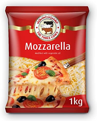 The Three Cows Shredded Mozzarella Cheese, 1Kg - Pack of 1 price in ...