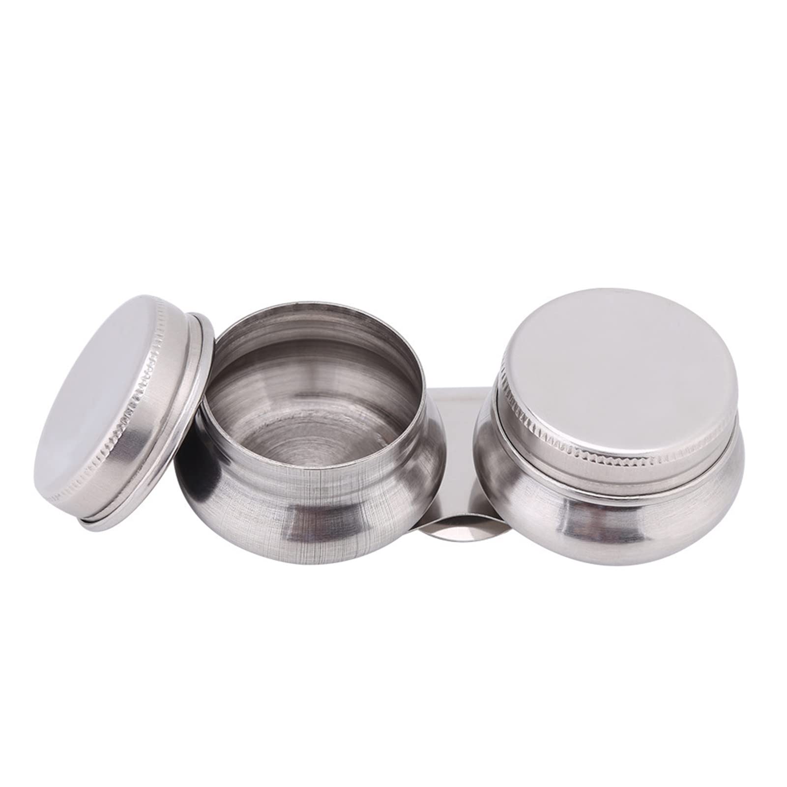 Large Mouth Double Dipper Palette Cup, Stainless Steel Large Double ...