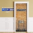 Amazon.com: Wall Door STICKER harry potter platform 9 3/4 , mural ...