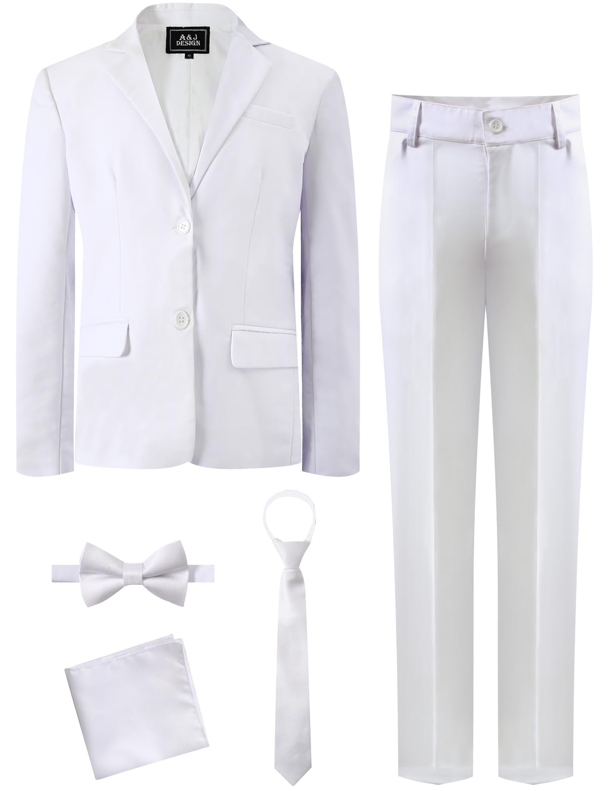 A&J DESIGN Kids Suits for Boys First Communion Suits Wedding Ring ...