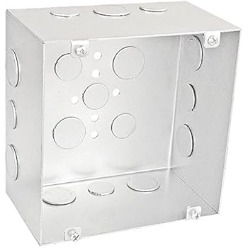 3-1/2 Inch Deep 4 Inch Square Junction Box-2 per case - - Amazon.com