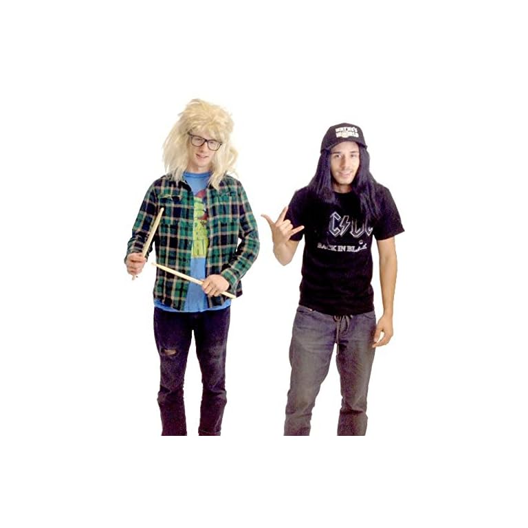 Wayne's World Costumes for Wayne and Garth - Funtober Halloween