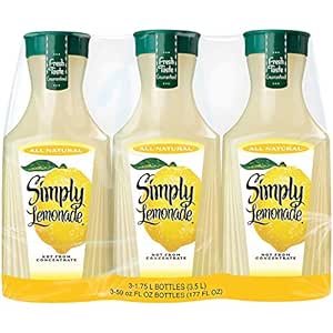 Amazon.com : Simply Lemonade, 3 pk./52 oz.. : Grocery & Gourmet Food