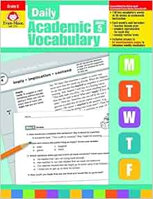 Evan-Moor Daily Academic Vocabulary, Grade 5: Evan Moor: 9781596732049 ...