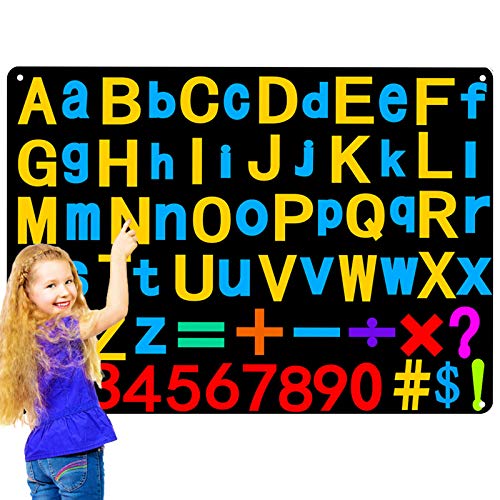 Preschool Alphabets Flannel Felt Letters Numbers Board for Kids ...