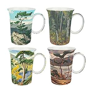 McIntosh MC020011 Group of Seven Mugs (Set of 4), Multicolor: Amazon.ca ...