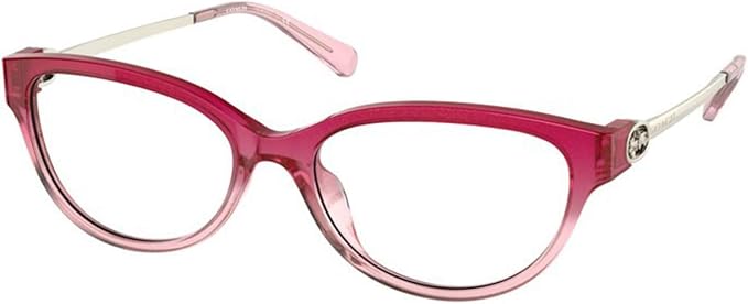Amazon.com: Eyeglasses Coach HC 6171 U 5551 Shimmer Burgundy Pink ...